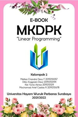 Book Creator | Linear Programming (Simpleks)