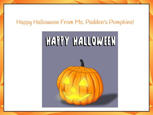 Book Creator | Happy Halloween From Ms. Padden's Pumpkins!