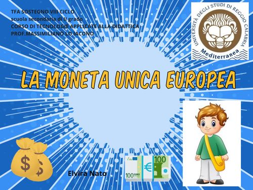 Book Creator | FUMETTO LA MONETA UNICA EUROPEA