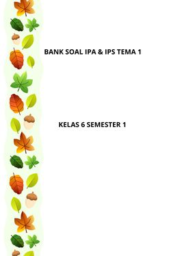Book Creator | TEMA 1 IPA DAN IPS