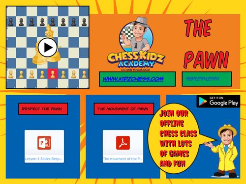 The Pawn – ChessKidz Academy