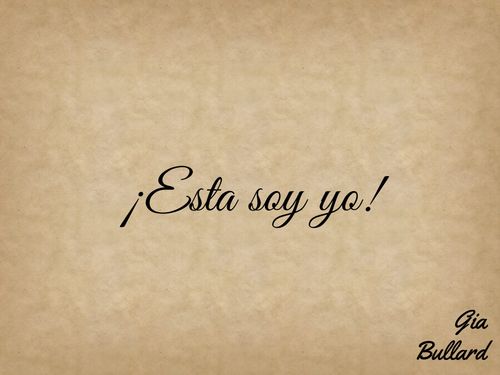 Book Creator | Esta soy yo!