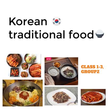 Book Creator | Korean Traditional Food