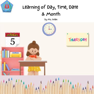 Book Creator | Learning of Day, Time, Date & Month