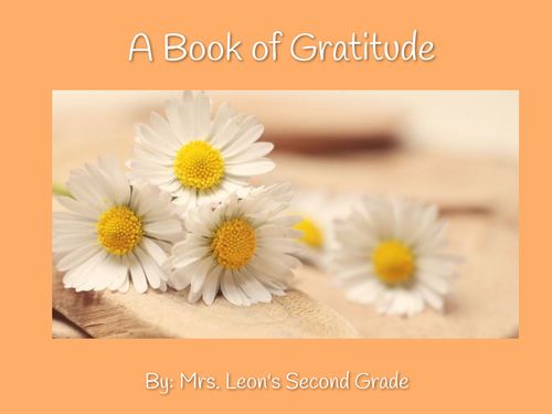 Book Creator | A Book of Gratitude