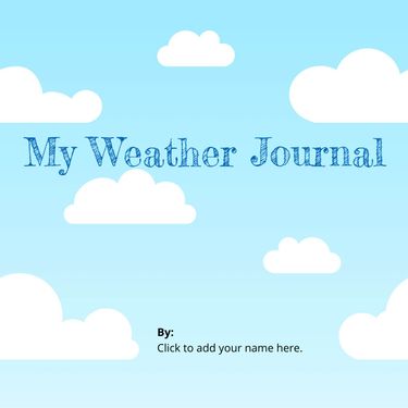Book Creator | My Weather Journal