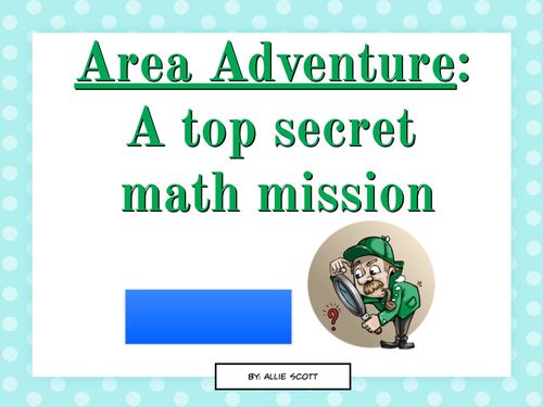 Book Creator | Area Adventure: A math mission