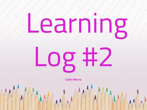 Book Creator | Learning Log #2