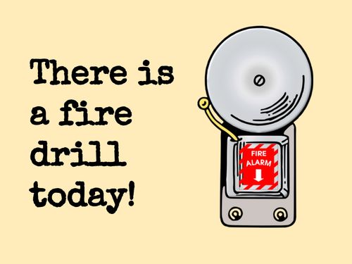 Book Creator | There is a fire drill today!