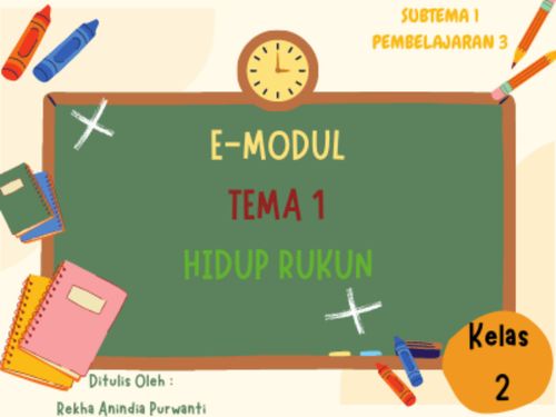 Book Creator | E-MODUL KELAS 2 | TEMA 1 - ST 1 - PB 3