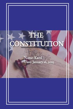 Book Creator | The United States Constitution