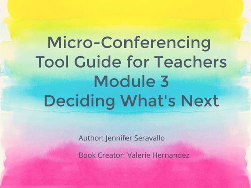 Book Creator | Assigned Reading for Module 3