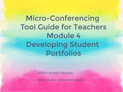 Book Creator | Assigned Reading for Module 4