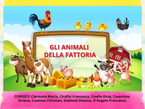 Book Creator | GLI ANIMALI DELLA FATTORIA