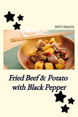 Book Creator | Fried Beef & Potato with Black Pepper