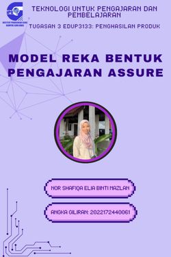 Book Creator | Model Reka Bentuk Pengajaran ASSURE