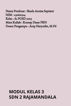 Book Creator | E-Modul PKN KELAS 3 SD