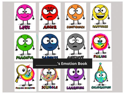Book Creator | Emotion Book Template