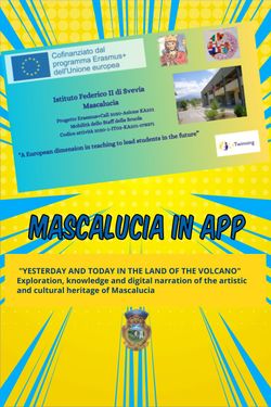 Book Creator | ERASMUS PROJECT- MASCALUCIA IN APP