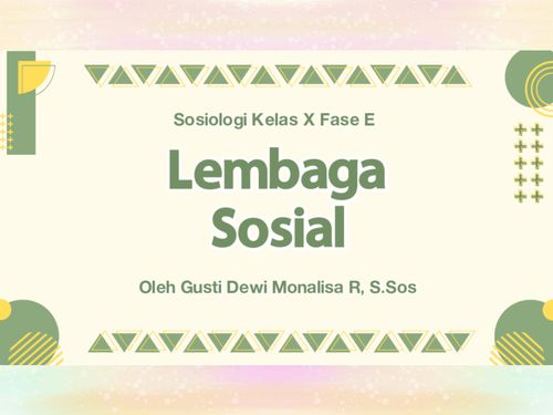 Book Creator | Presentasi ~ Lembaga Sosial