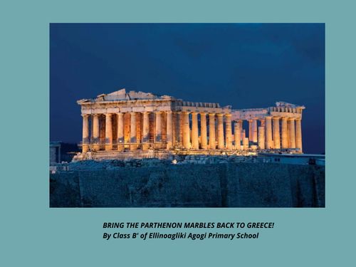 Book Creator | Bring the Parthenon Marbles Back