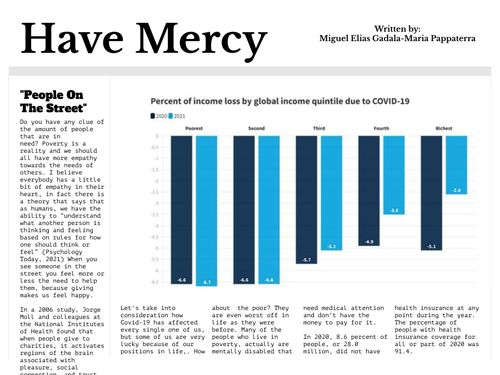 Book Creator | Have Mercy/Help/Cancel Poverty