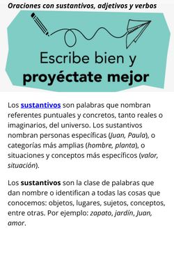 Book Creator | sustantivos, verbos y adjetivos