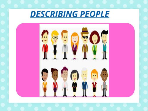 Book Creator | Describing people