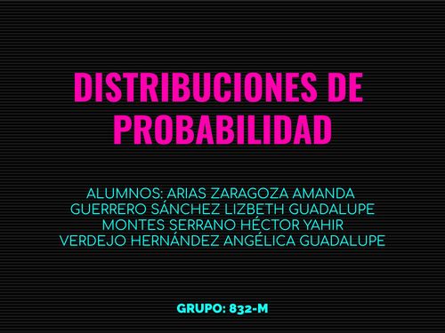 Book Creator | DISTRIBUCIONES DE PROBABILIDAD