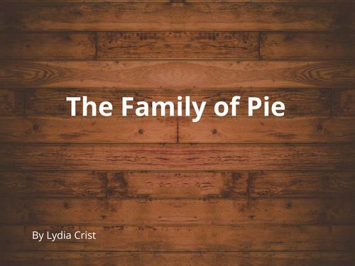 Book Creator | Family of Pie