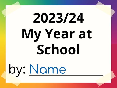 Book Creator | My Year at School 23/24