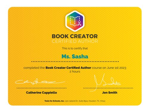 Book Creator | Certified Author