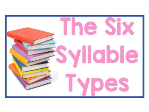 Book Creator | 6 Syllable Types