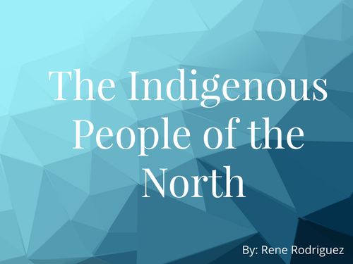 Book Creator | The Indigenous People of the North