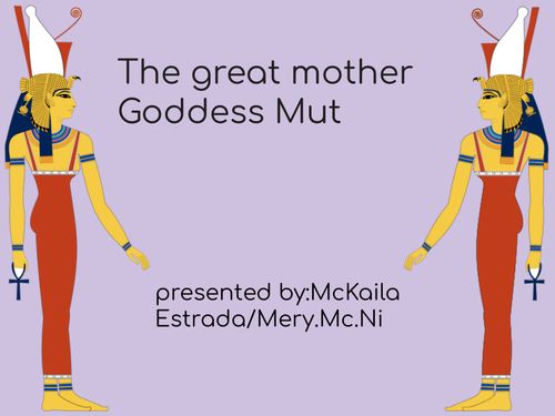 Book Creator | The great mother Goddess Mut