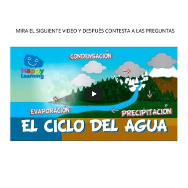 Book Creator | El ciclo del agua