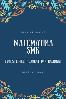 Book Creator | Bab 4 : Fungsi Linier, Fungsi Kuadrat, & Fungsi Rasional