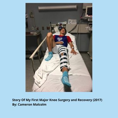 Book Creator | Story Of First Major Knee Surgery