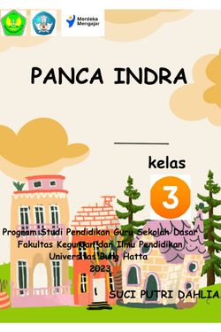 Book Creator | Panca Indra Kelas 3