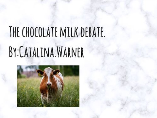 Book Creator | Chocolate Milk Debate