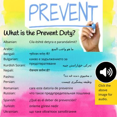 Book Creator | Prevent for Pre Entry ESOL Adults.