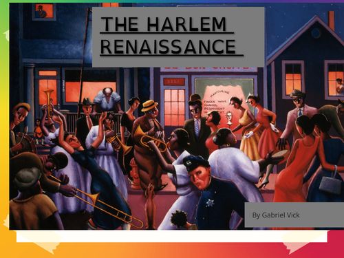 Book Creator | The Harlem Renaissance