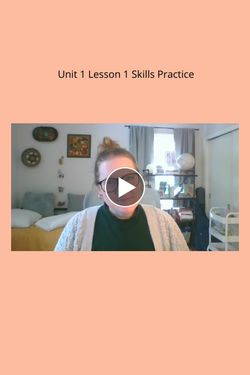 Book Creator | Unit 1 Lesson 1 Skills Practice