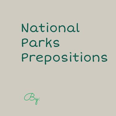 Book Creator | National Parks