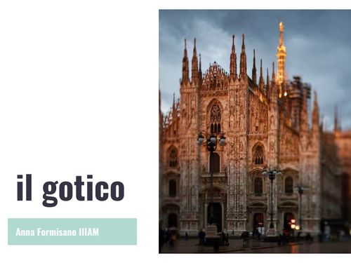 Book Creator | il gotico