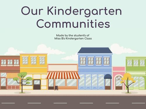 Book Creator | Kindergarten Communities