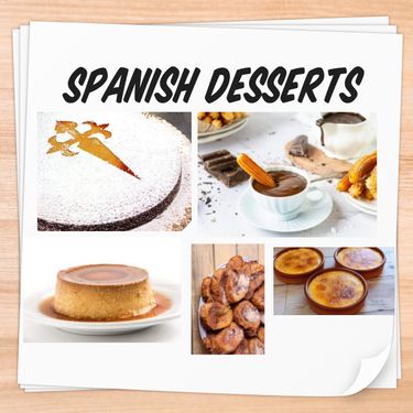 Book Creator | postres españoles