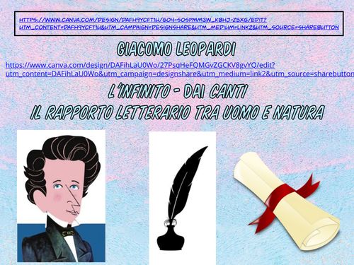 Book Creator | LEOPARDI - L'INFINITO
