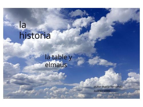 Book Creator | LA TABLE Y EL MOUSE