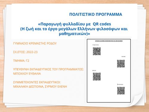 Book Creator | Παραγωγή φυλλαδίου με qr codes